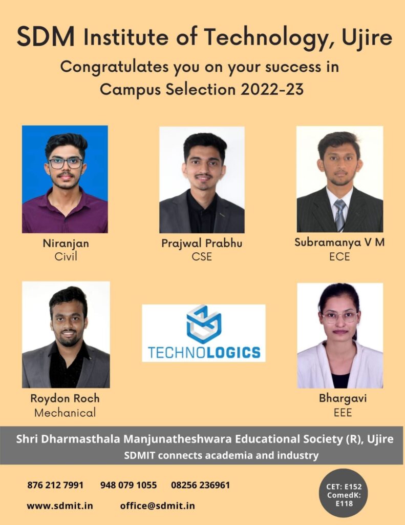 CAMPUS PLACEMENT 2023 – SDMIT