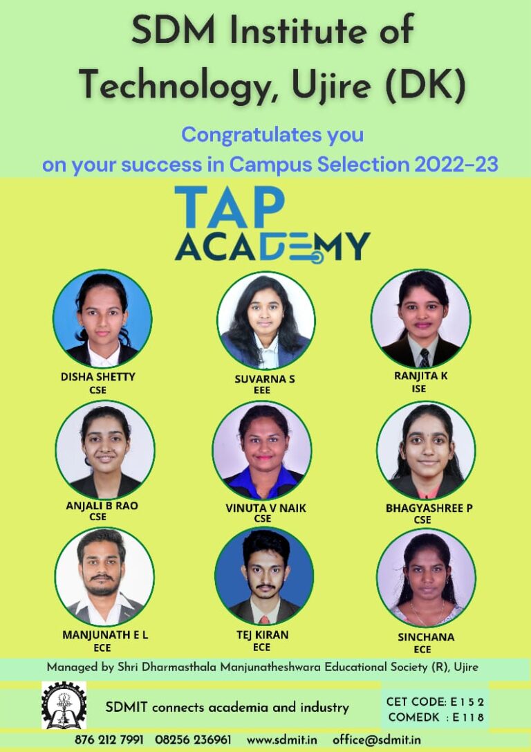 CAMPUS PLACEMENT 2023 – SDMIT