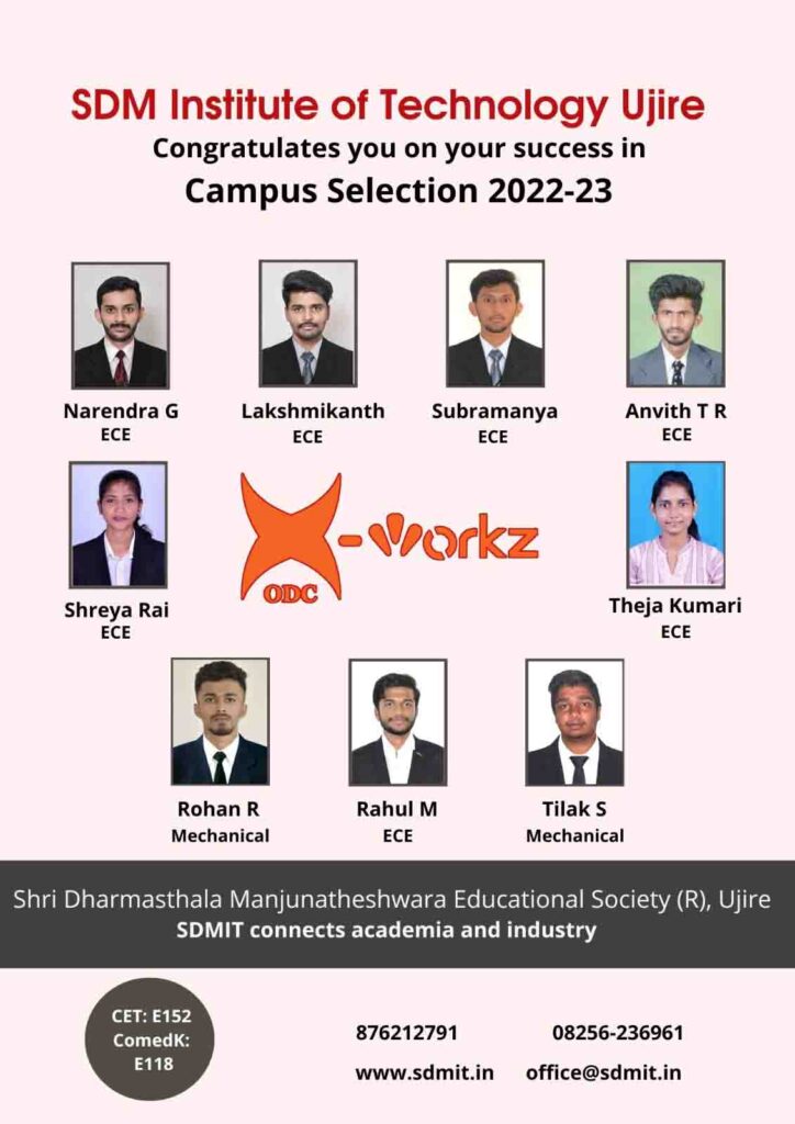 CAMPUS PLACEMENT 2023 – SDMIT