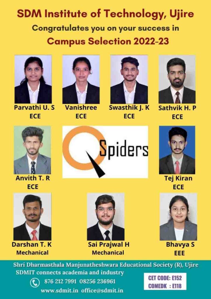 CAMPUS PLACEMENT 2023 – SDMIT