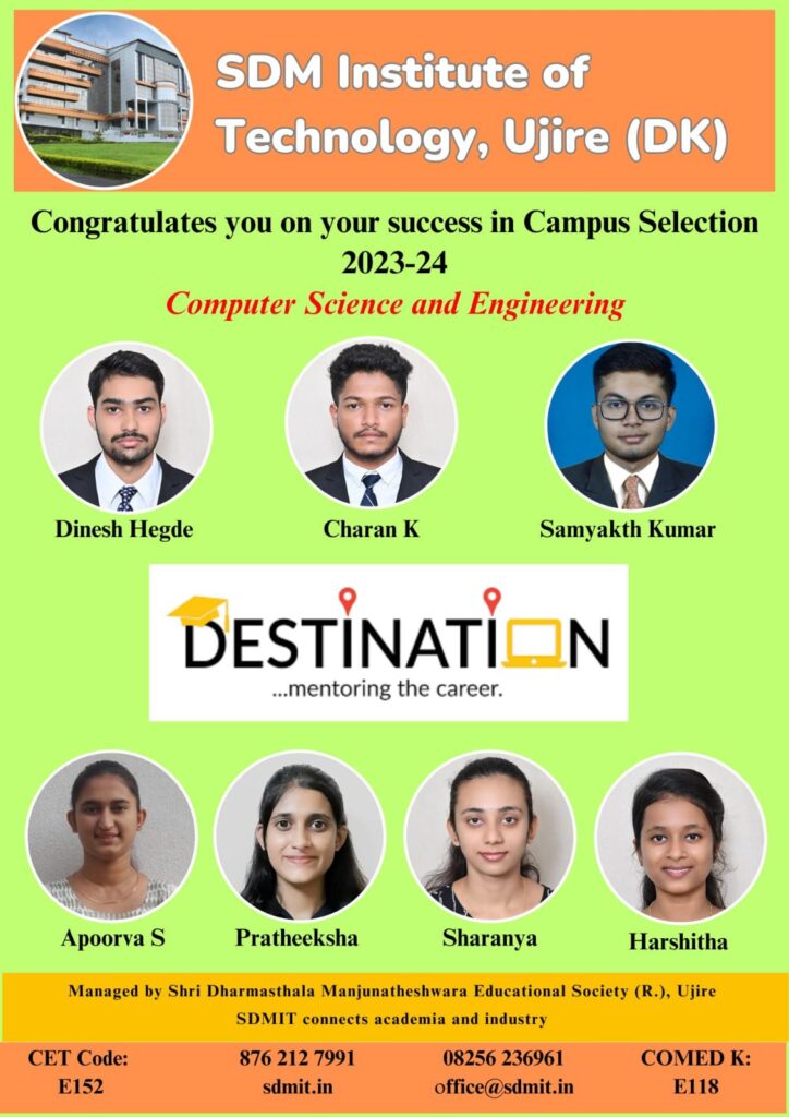 CAMPUS PLACEMENT 2024 – SDMIT