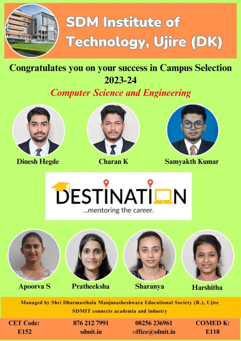 CAMPUS PLACEMENT 2024 – SDMIT