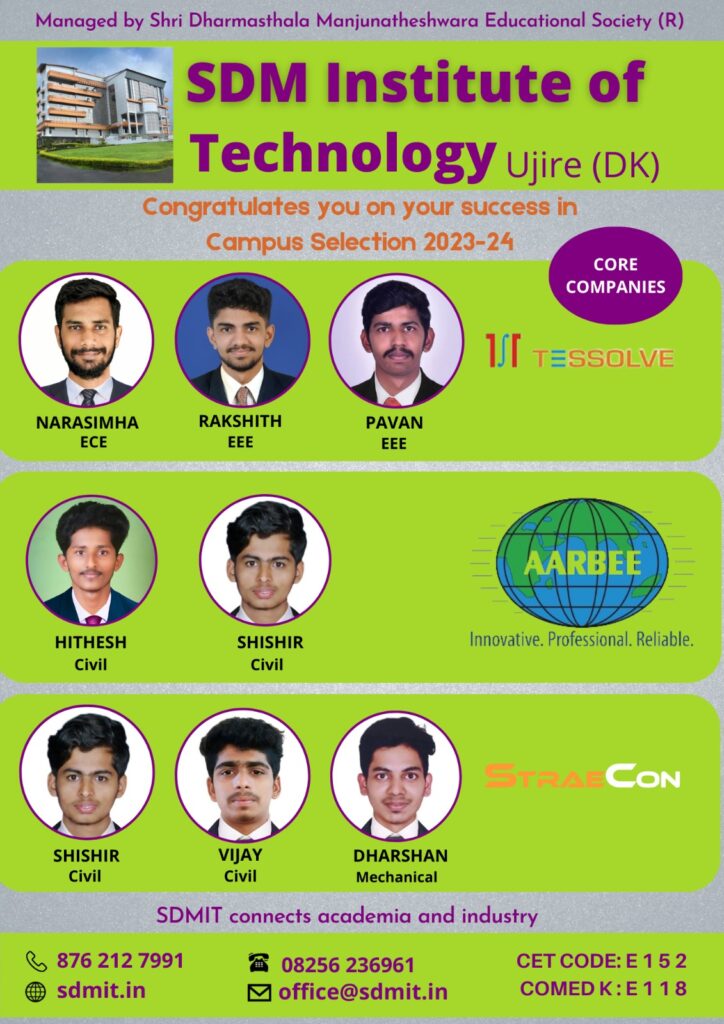 CAMPUS PLACEMENT 2024 – SDMIT